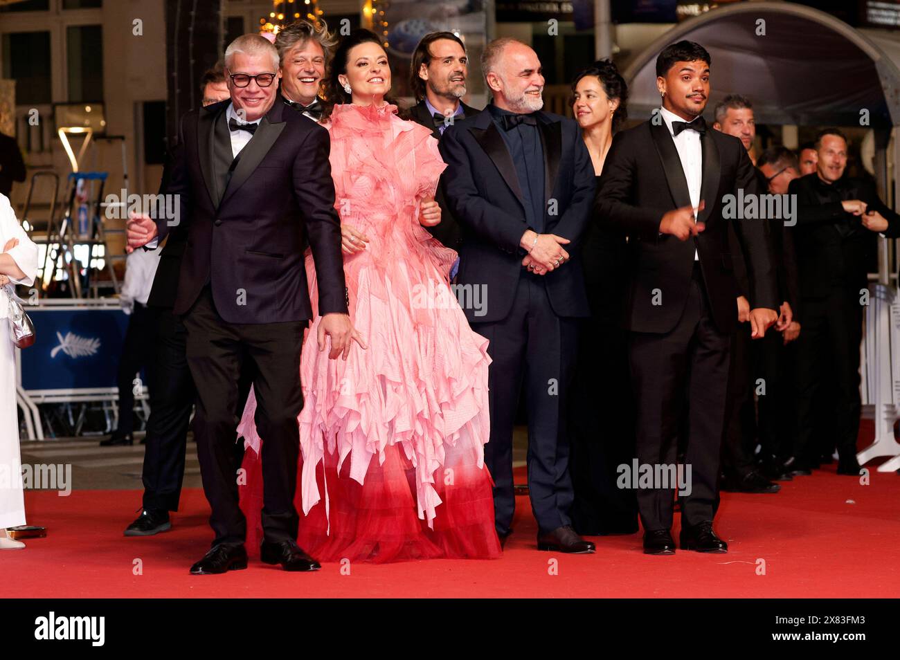 Fabio Assuncao, Nataly Rocha, Karim Ainouz und Iago Xavier bei der ...