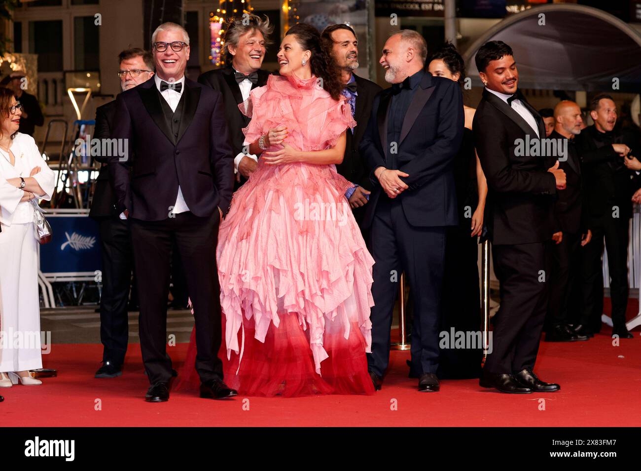 Fabio Assuncao, Nataly Rocha, Karim Ainouz und Iago Xavier bei der ...