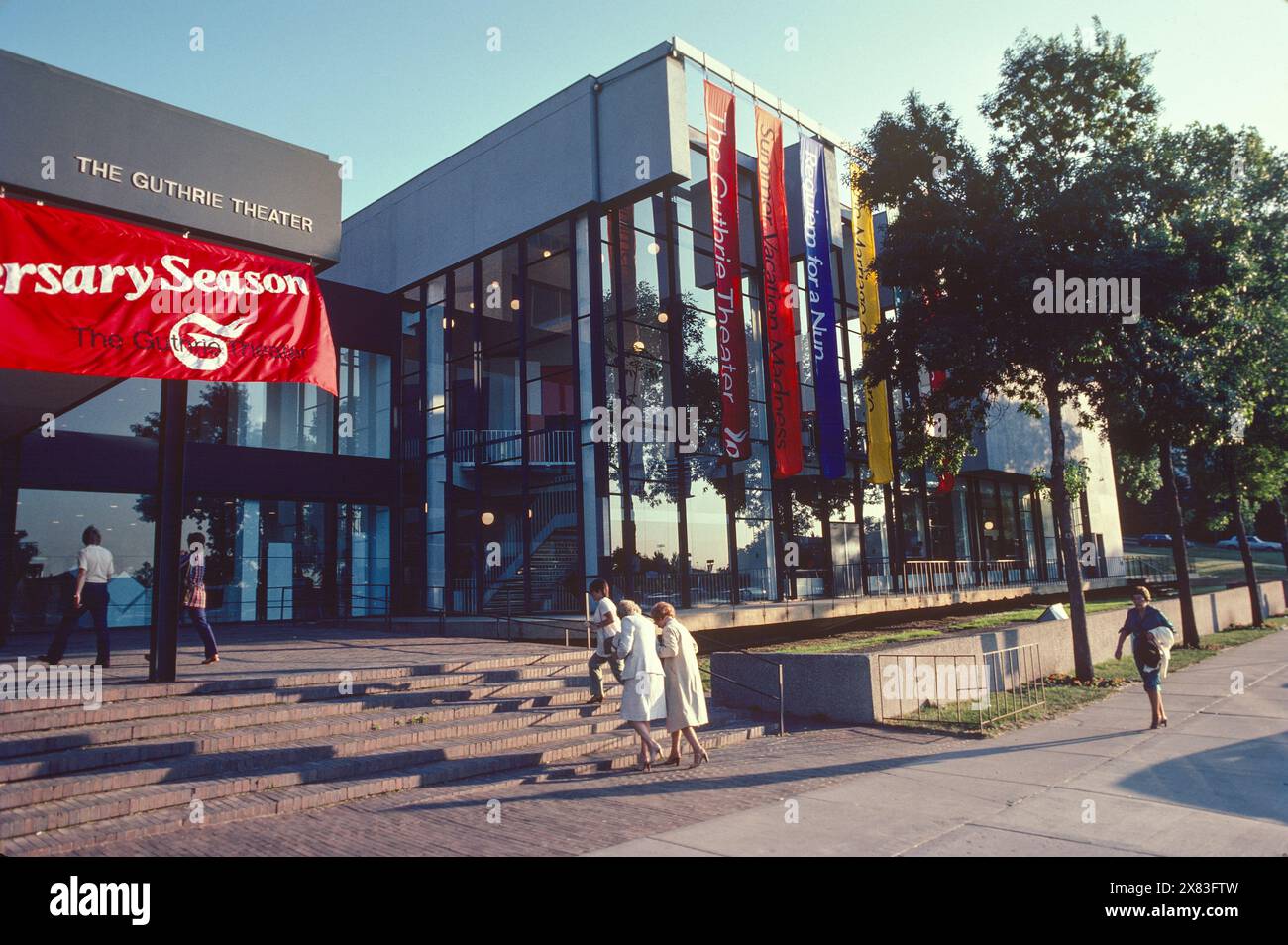 Banners at Guthrie Theater on Vineland Place in Minneapolis, Minnesota ...