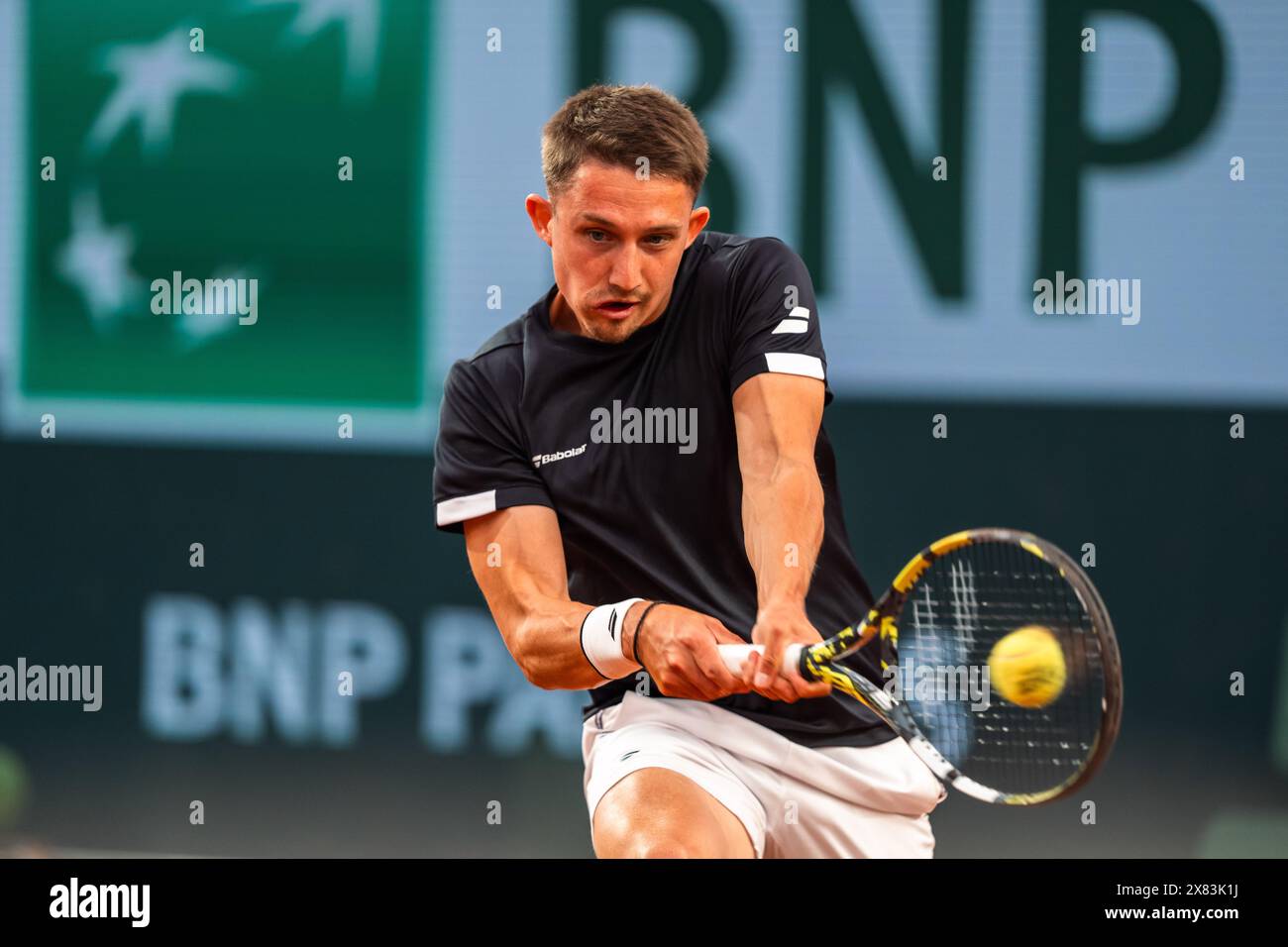 Ugo BLANCHET (FRA) during the Roland-Garros 2024, ATP and WTA Grand Slam tennis tournament on ...