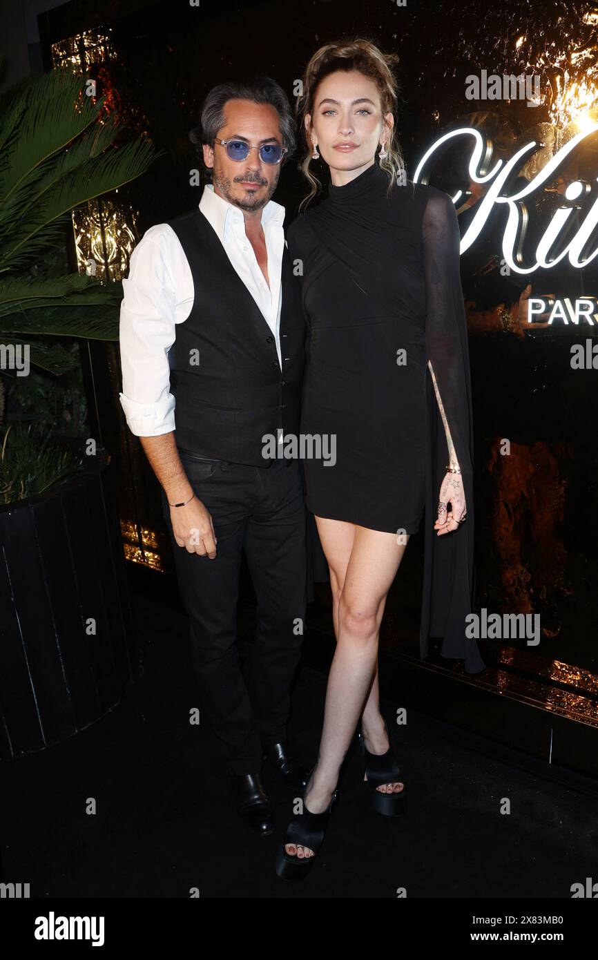 Cannes, France. 22nd May, 2024. Kilian Hennessy and Paris-Michael ...