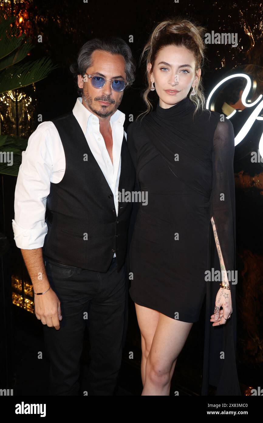 Cannes, France. 22nd May, 2024. Kilian Hennessy and Paris-Michael ...