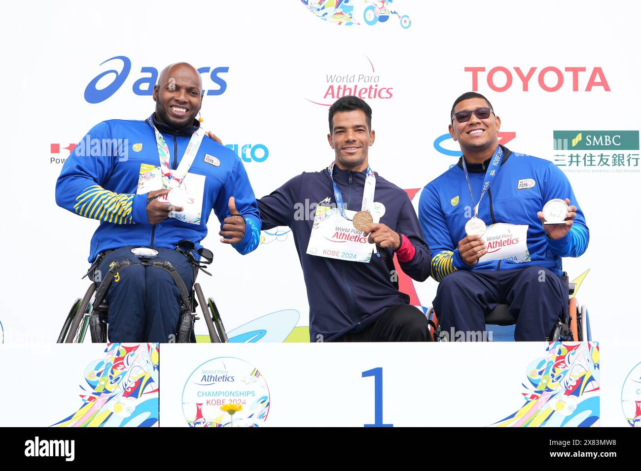 Hyogo, Japan. 22nd May, 2024. (L-R) Mauricio VALENCIA (COL), Saeid ...