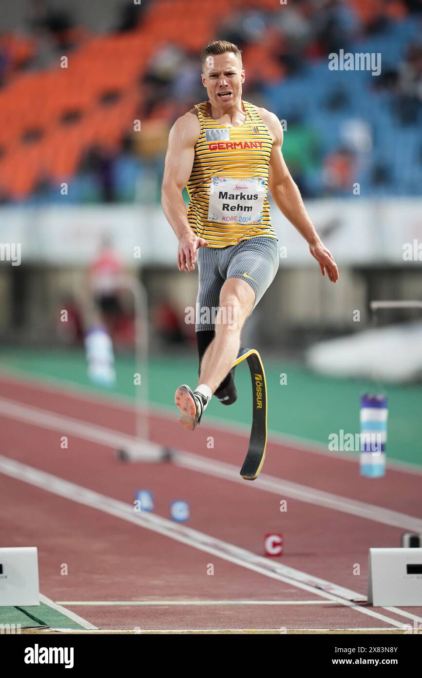 Hyogo, Japan. 22nd May, 2024. Markus REHM (GER) Athletics : Kobe 2024 ...