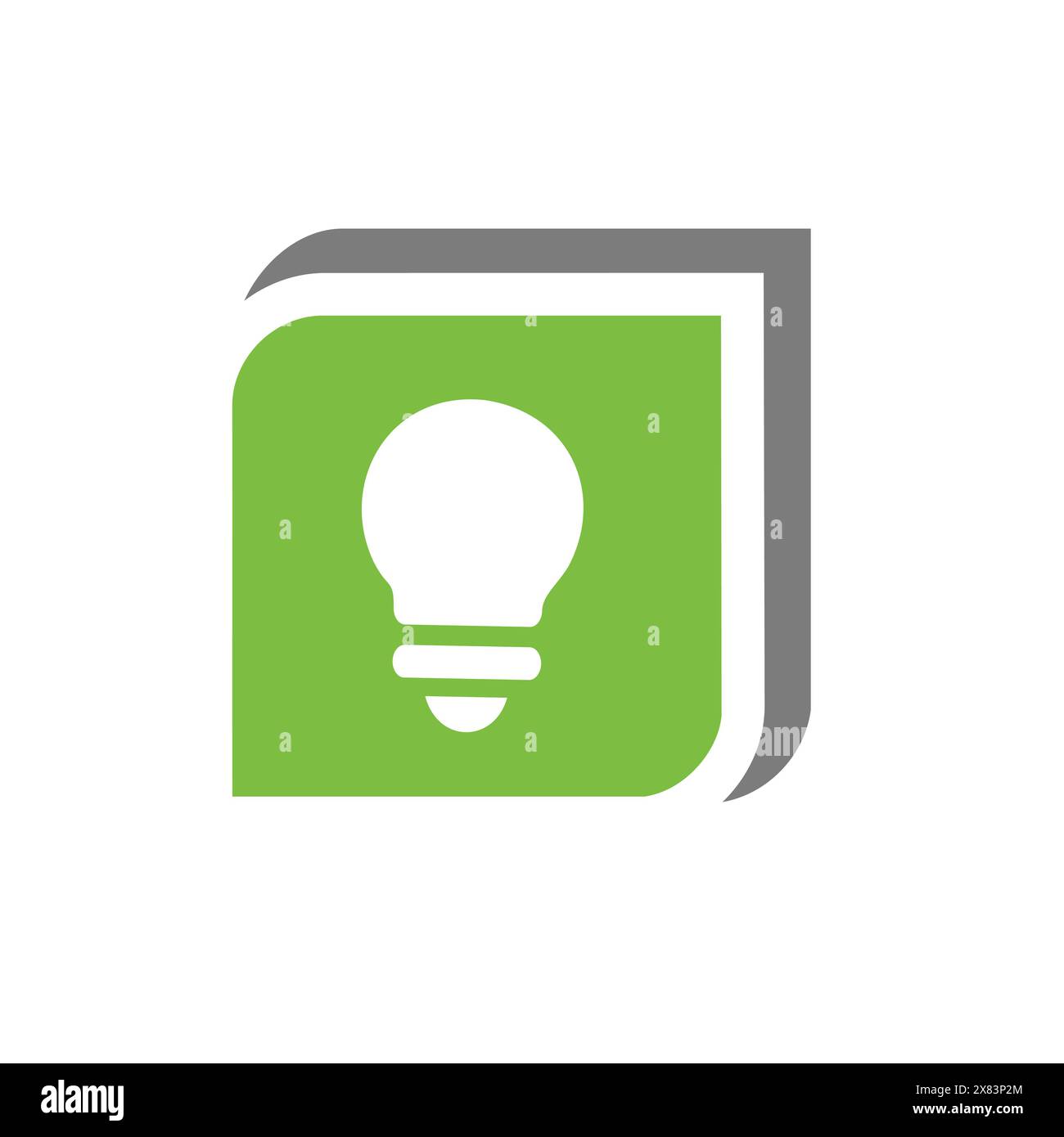 Ecology box icon flat Stock Vector Images - Alamy