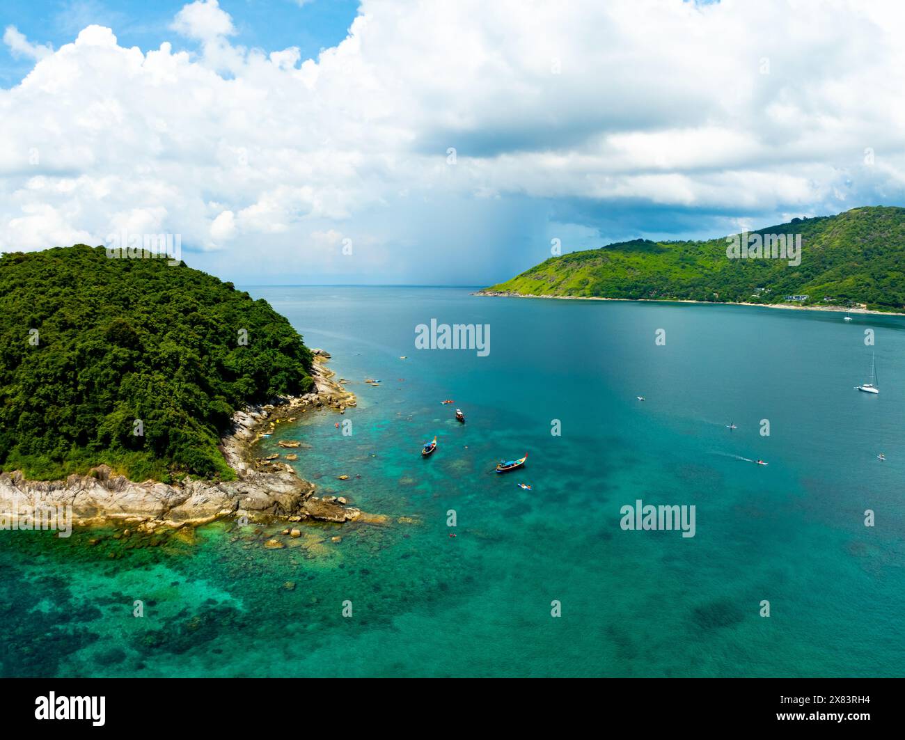 Aerial view of a blue sea surface water texture background,Sun ...