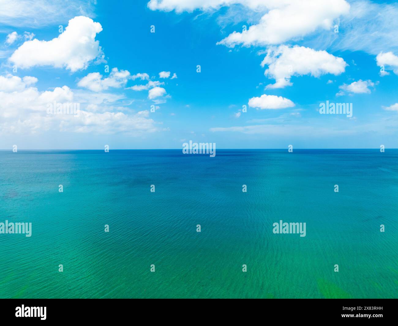 Aerial view of a blue sea surface water texture background,Sun ...