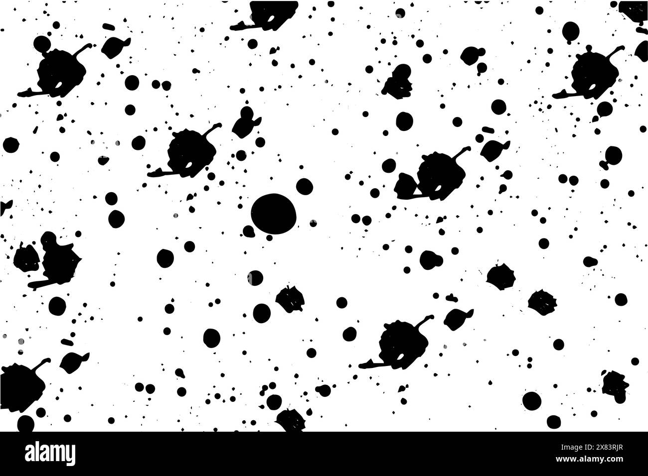 Ink Splash Seamless Pattern: Abstract Watercolor Vector Texture with ...