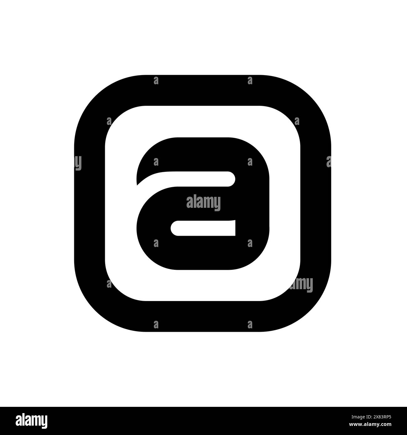 Square letter a logo icon design vector, bold alphabet a symbol, black ...