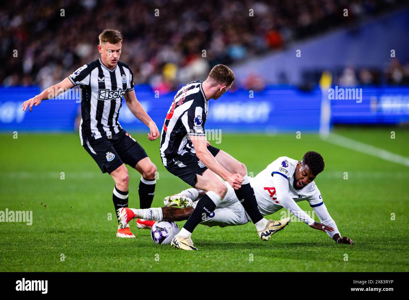 Melbourne, Australia, 22 May, 2024. Emerson Royal of Tottenham Hotspur ...