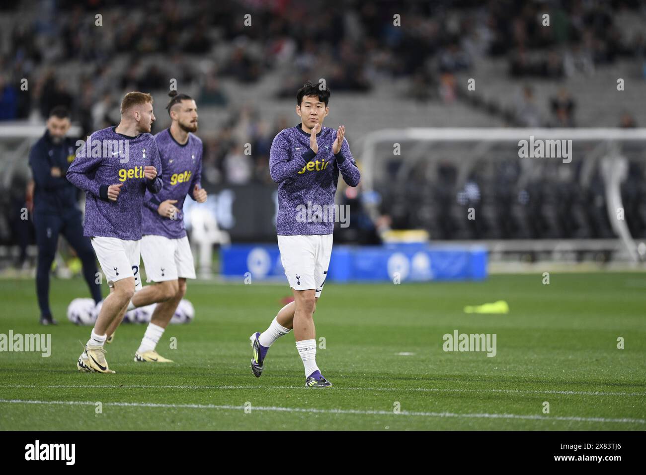 MELBOURNE, AUSTRALIA. 22 May, 2024. Pictured: Tottenham Hotspur forward ...