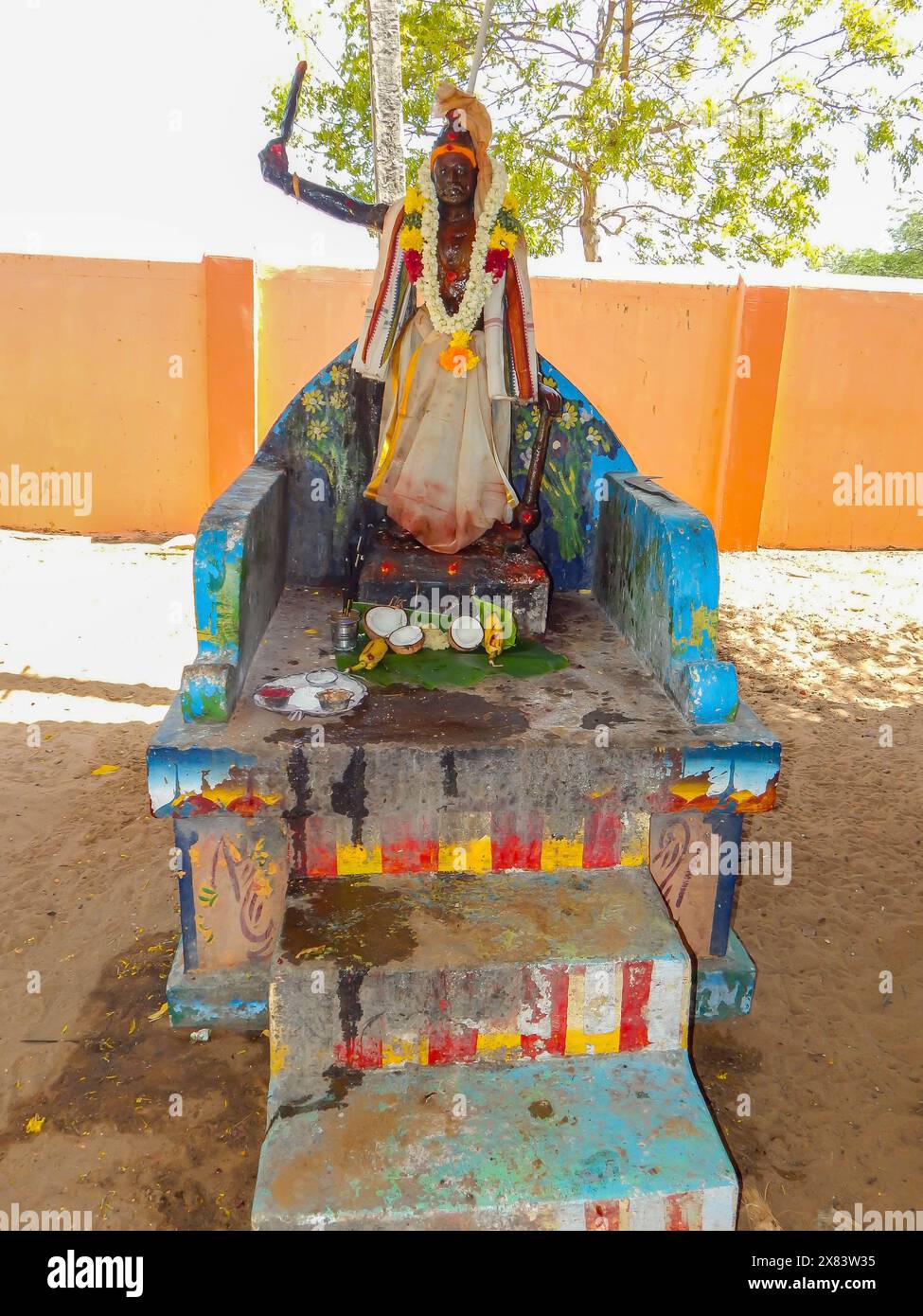 Guardians Of The Lineage (Kuladeivam Temples In Tamil Nadu, India Stock ...
