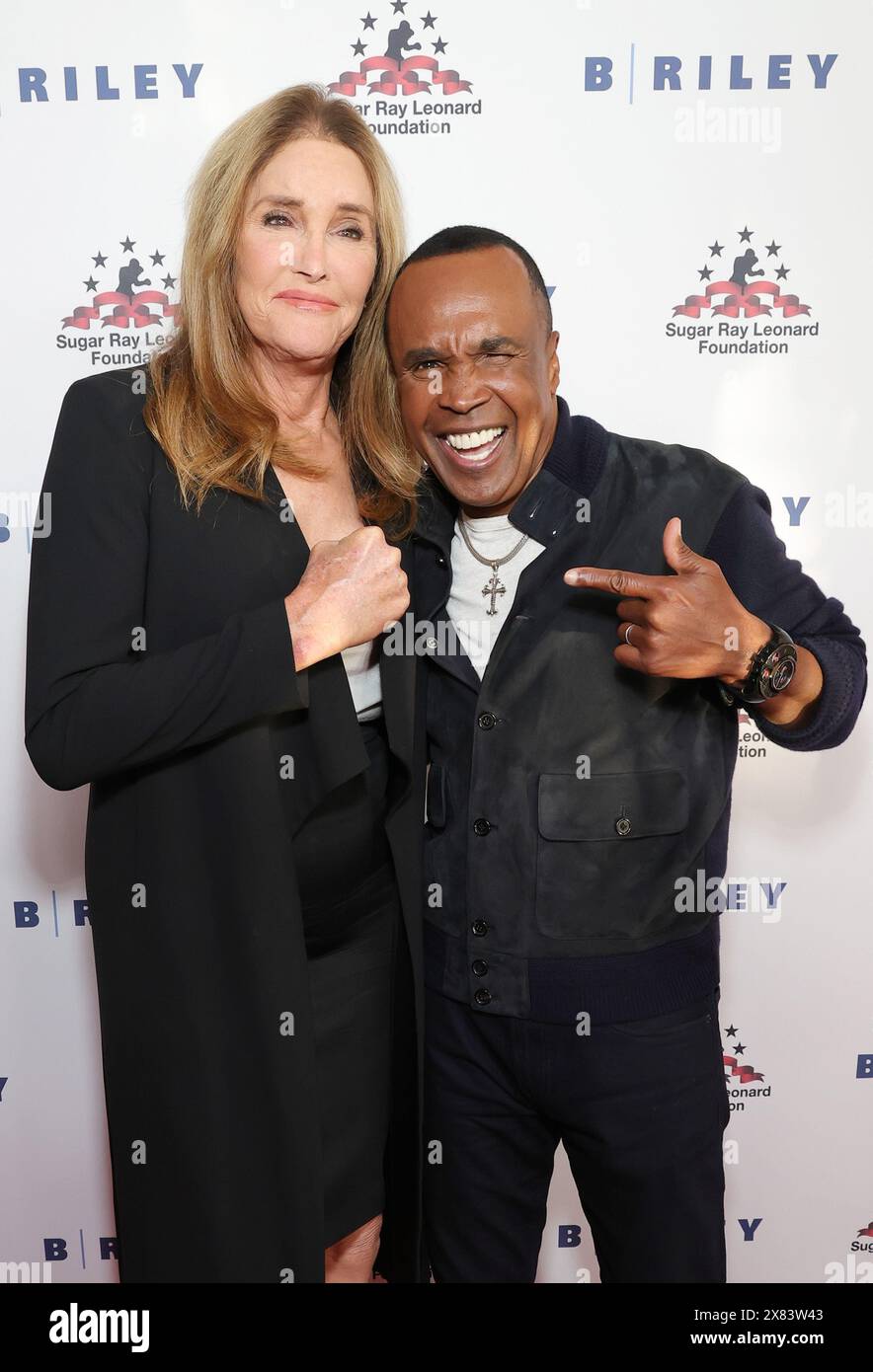Beverly Hills, Ca. 22nd May, 2024. Caitlyn Jenner and Sugar Ray Leonard ...