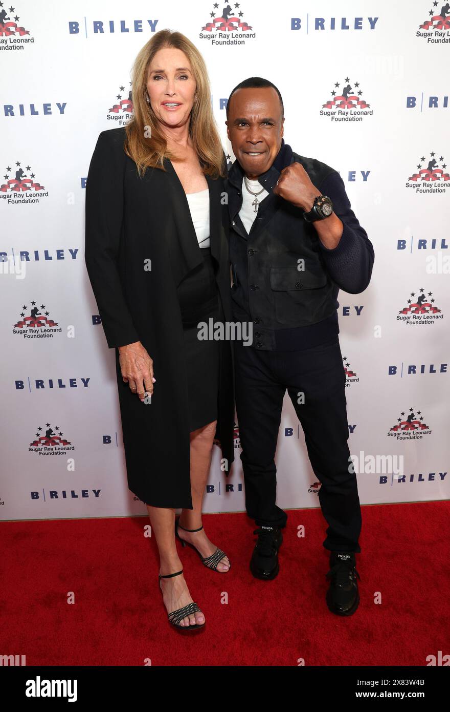 Beverly Hills, Ca. 22nd May, 2024. Caitlyn Jenner and Sugar Ray Leonard ...