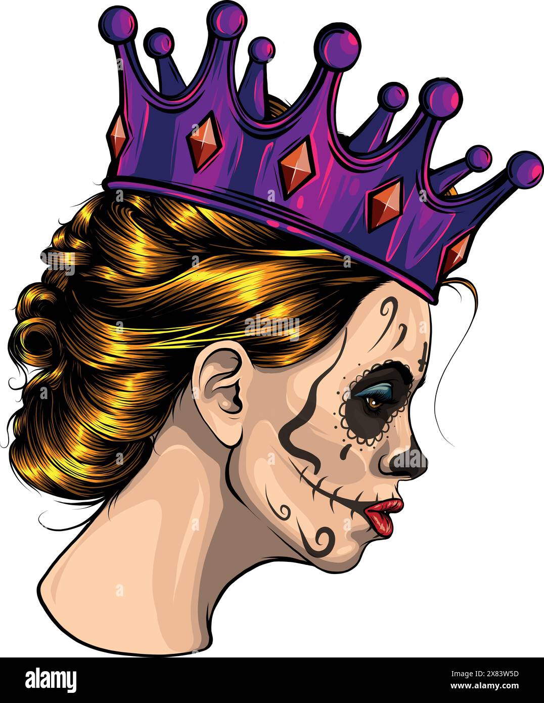 draw of Dead girl vector illustration design Stock Vector Image & Art ...