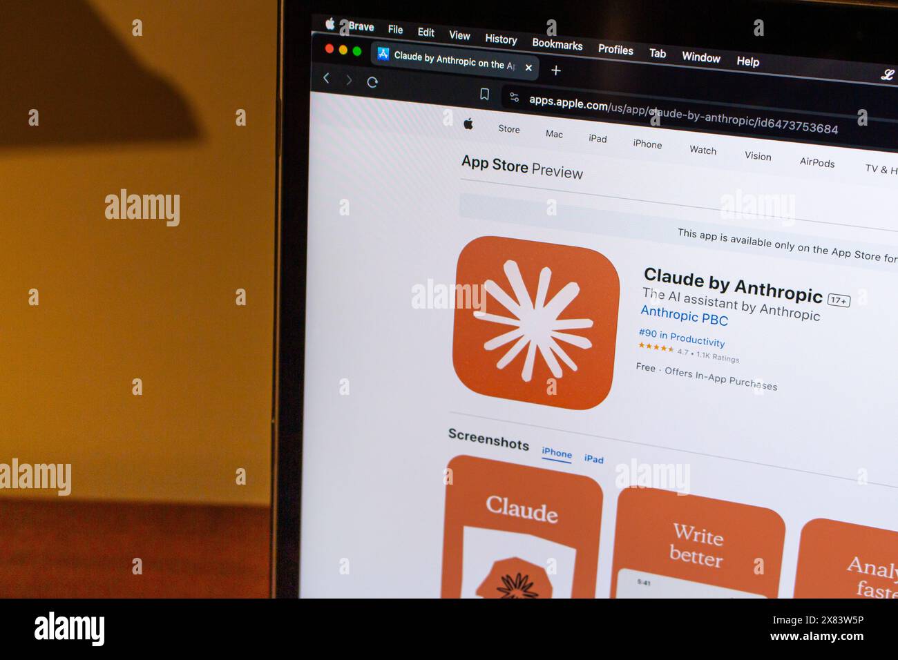 Claude app seen in an App Store. Claude by Anthropic is an AI-powered ... Claude app seen in an App Store. Claude by Anthropic is an AI-powered ...
