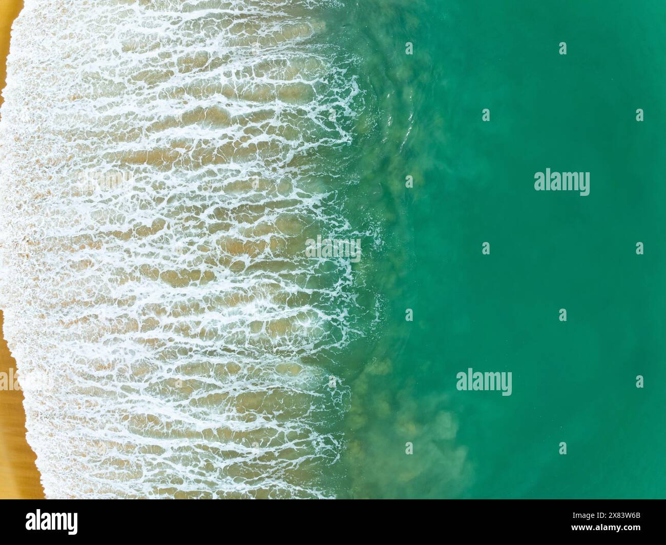 Sea surface aerial view,Bird eye view photo of blue waves and water ...