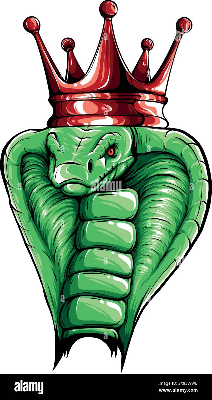 animal cobra head colored vector illustration design Stock Vector Image ...