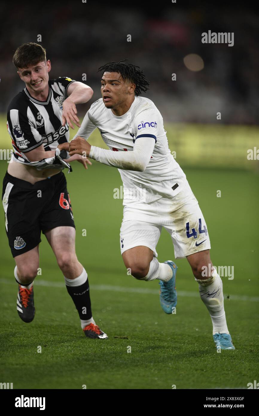 MELBOURNE, AUSTRALIA. 22 May, 2024. Pictured: Tottenham Hotspur forward ...