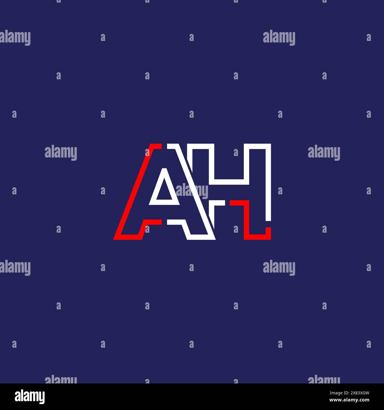 AH tech logo concept design Stock Vector Image & Art - Alamy