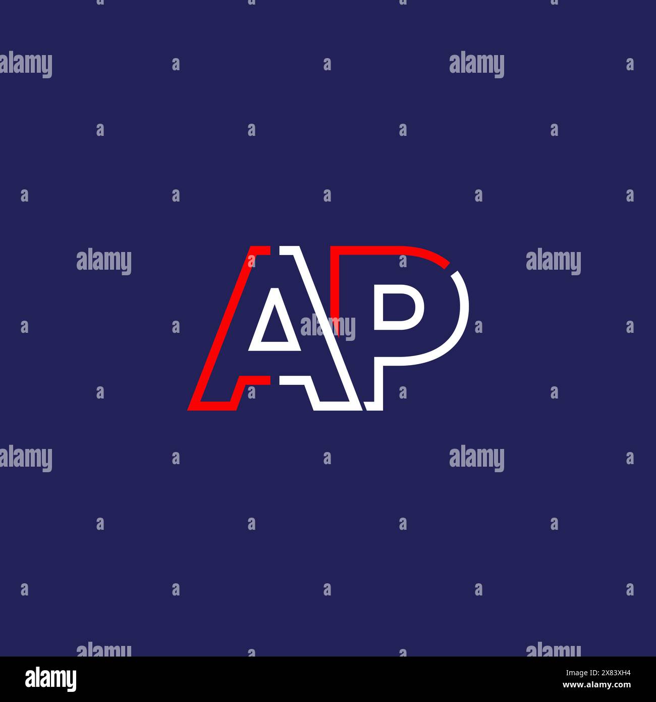 Ap logo design hi-res stock photography and images - Alamy