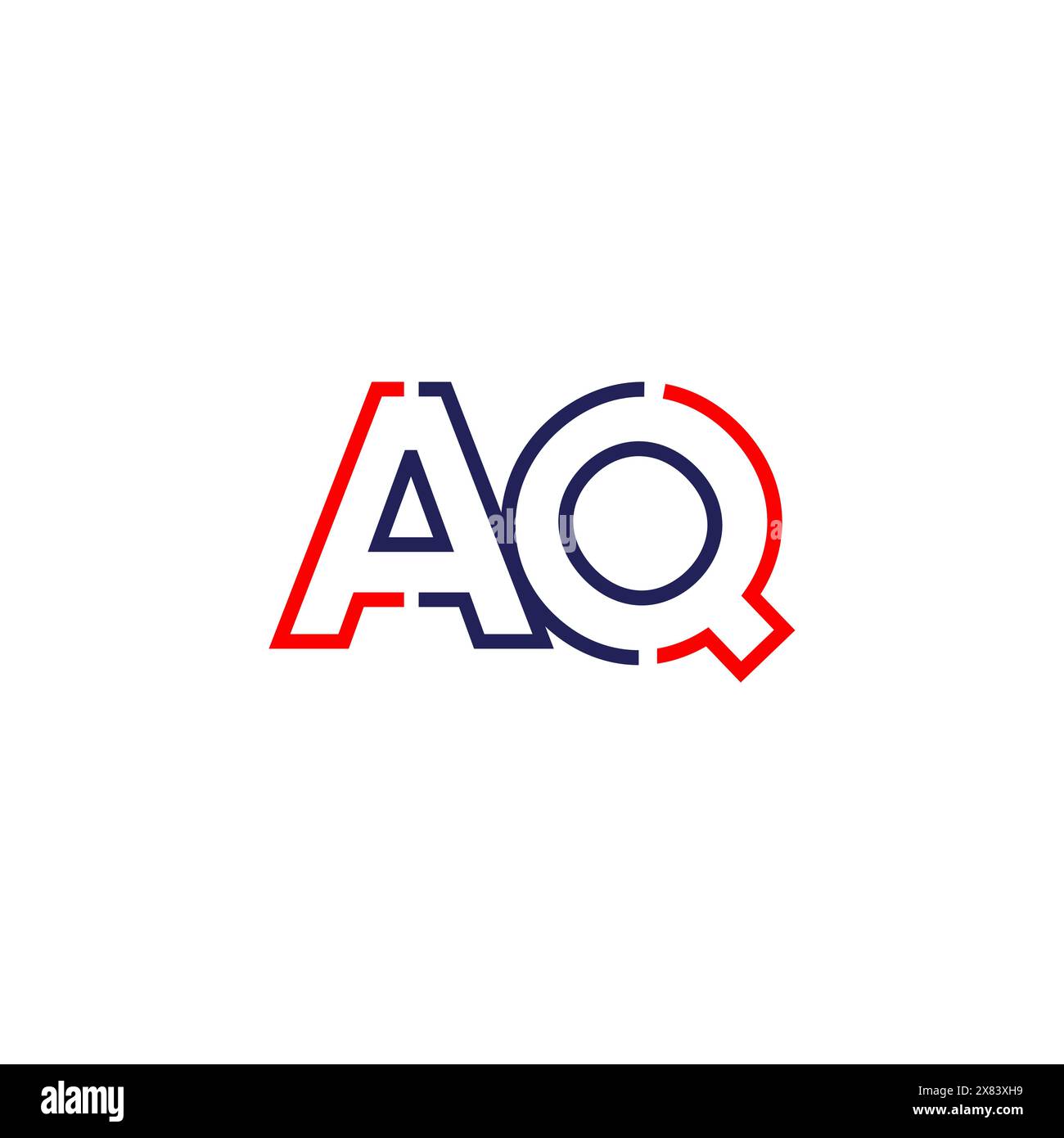 Aq logo design hi-res stock photography and images - Alamy