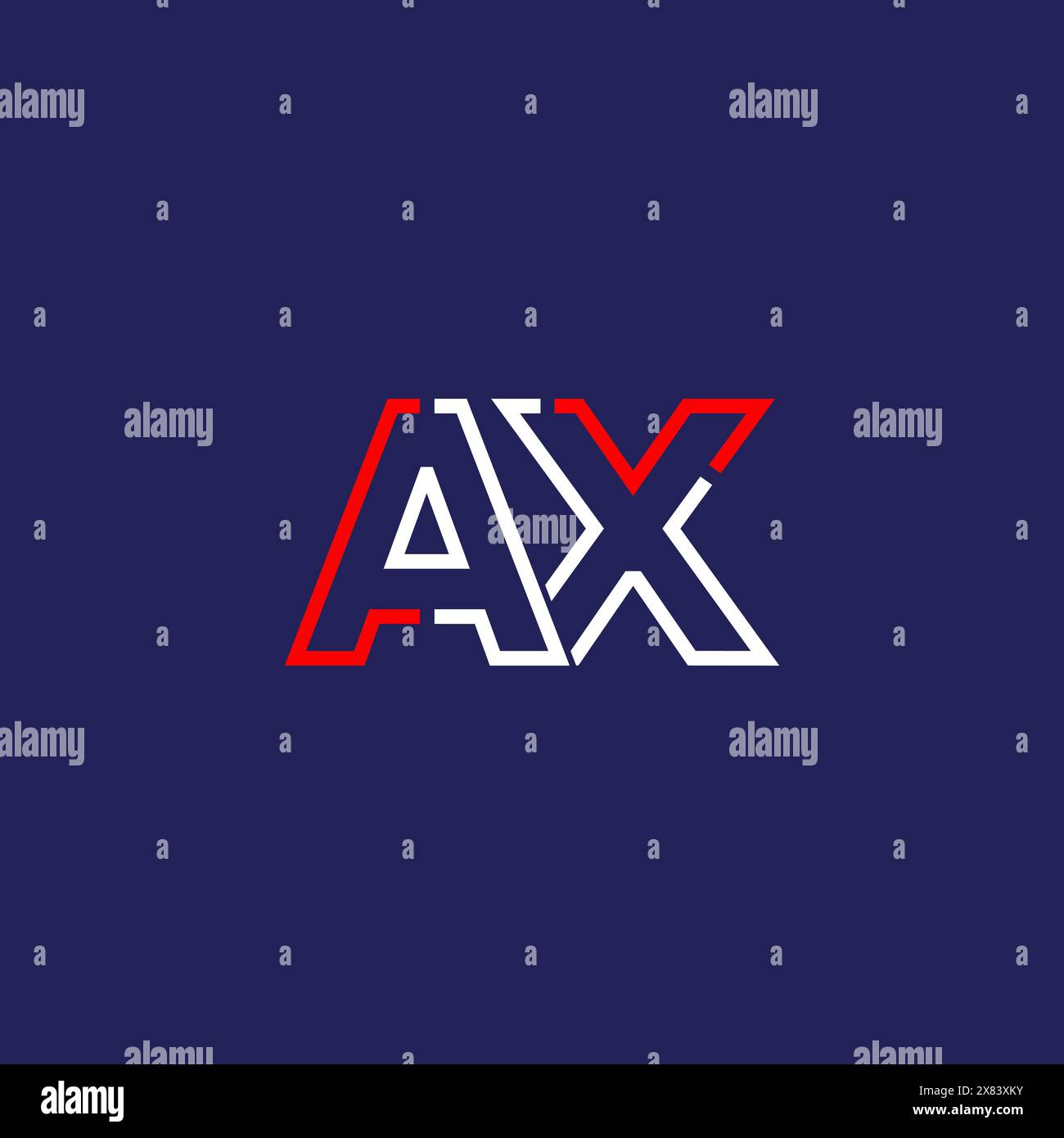AX tech logo concept design Stock Vector Image & Art - Alamy