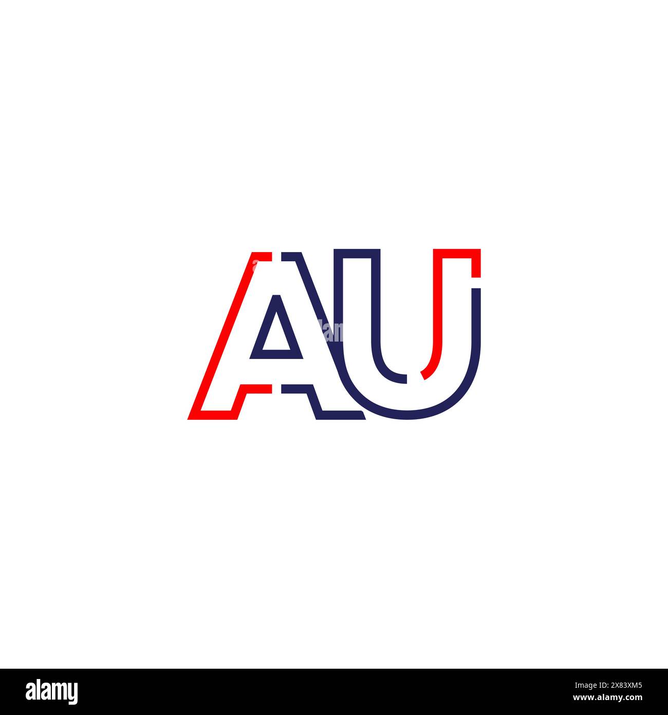 Au logo design Cut Out Stock Images & Pictures - Alamy