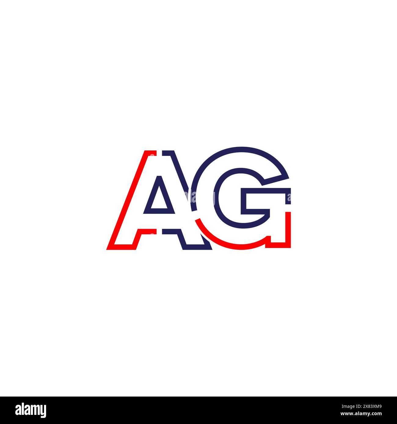 Ag digital logo Stock Vector Images - Alamy