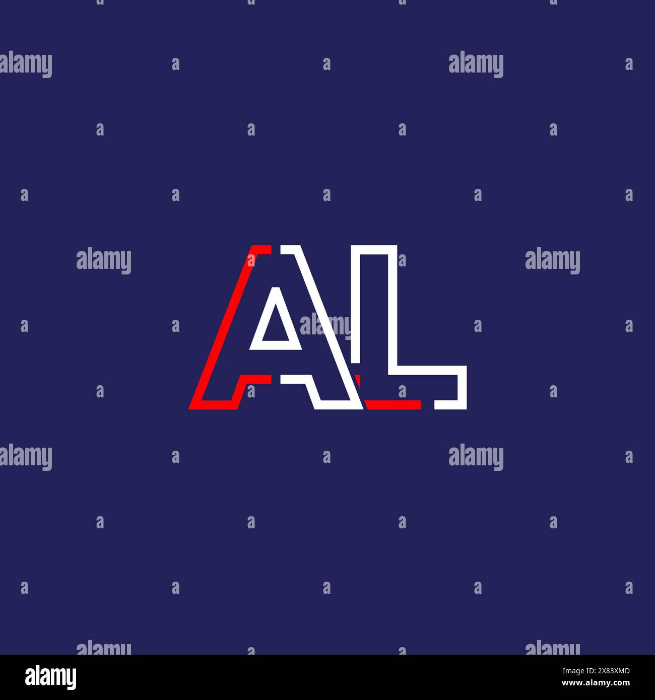 AL tech logo concept design Stock Vector Image & Art - Alamy