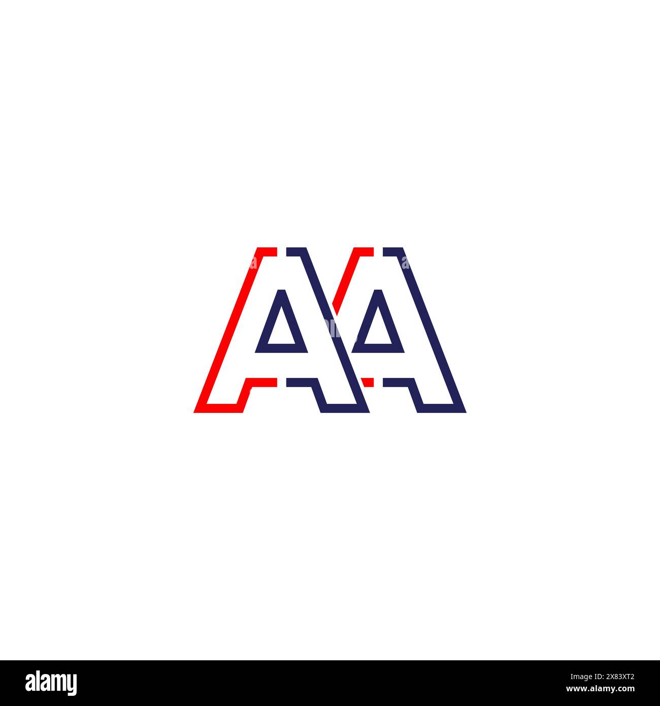 Aa logo design hi-res stock photography and images - Alamy