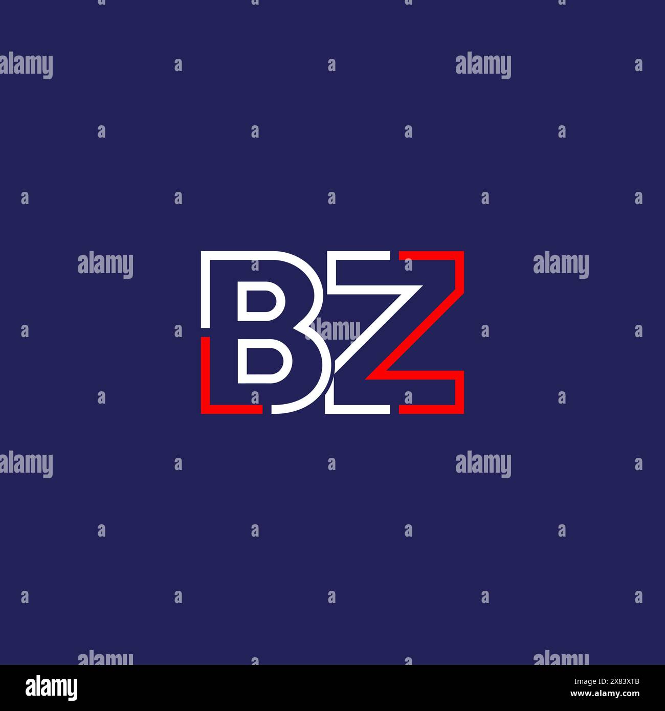BZ tech logo concept design Stock Vector Image & Art - Alamy