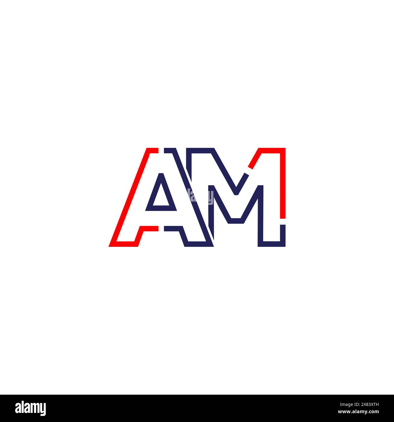 AM tech logo concept design Stock Vector Image & Art - Alamy