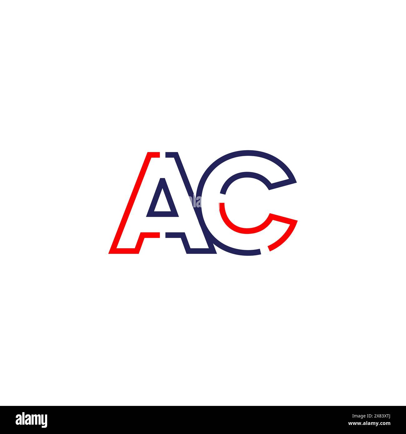 Ac logo design hi-res stock photography and images - Alamy