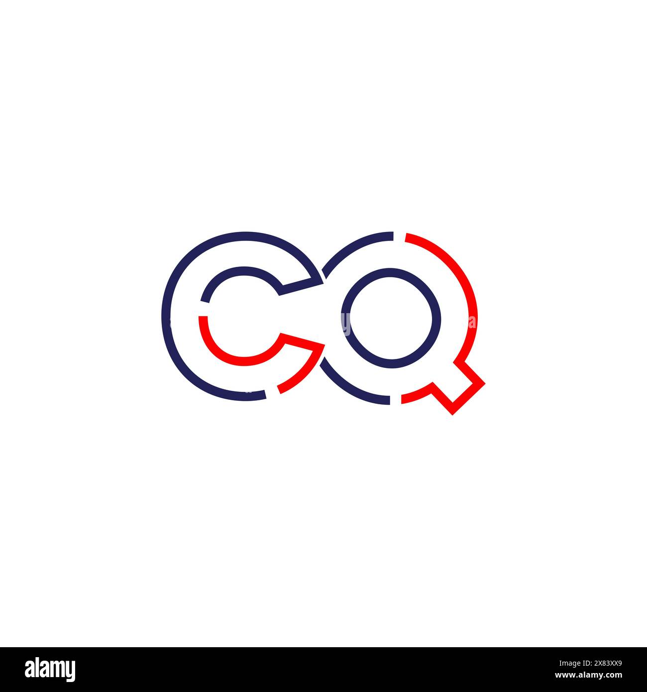 CQ tech logo concept design Stock Vector Image & Art - Alamy