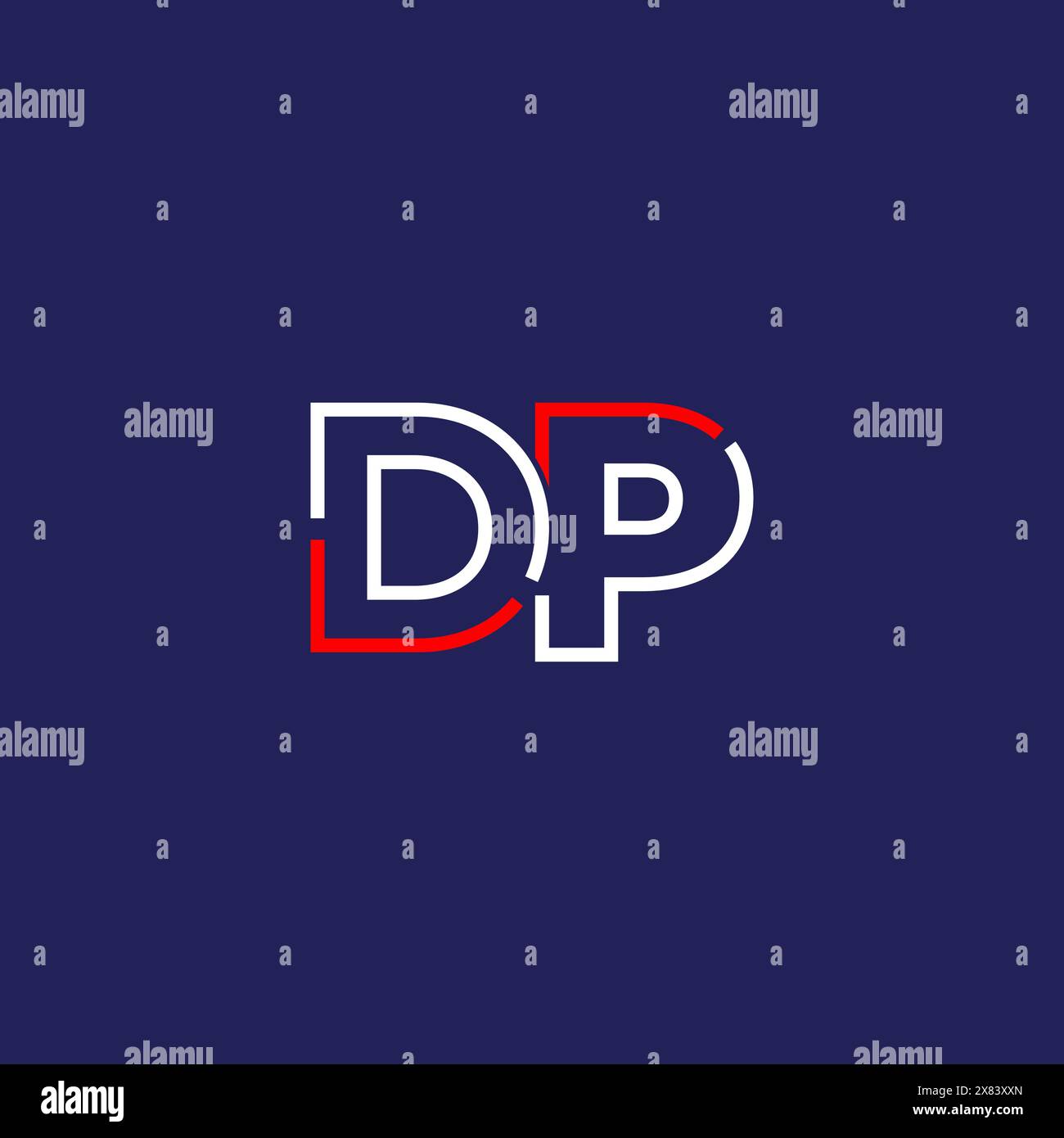 Dp logo design hi-res stock photography and images - Alamy