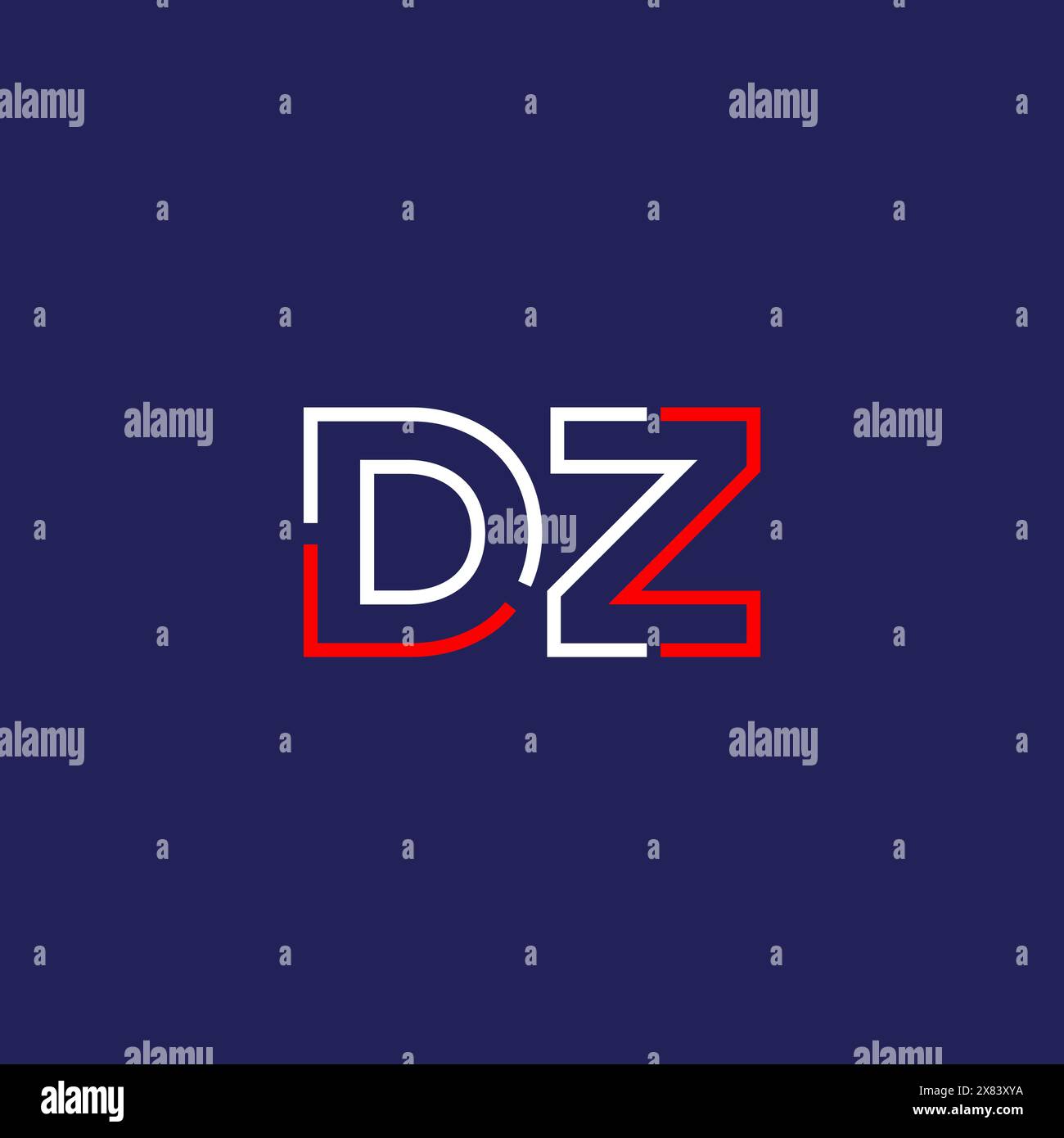 Dz logo design hi-res stock photography and images - Alamy