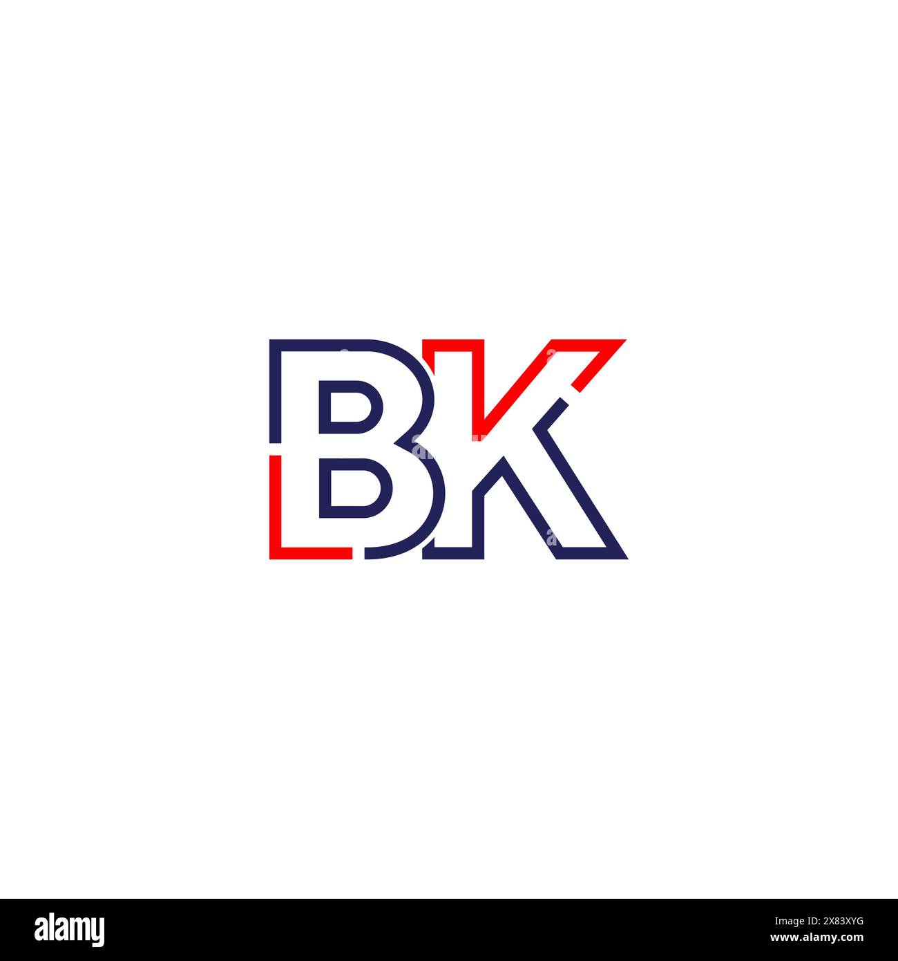 BK tech logo concept design Stock Vector Image & Art - Alamy