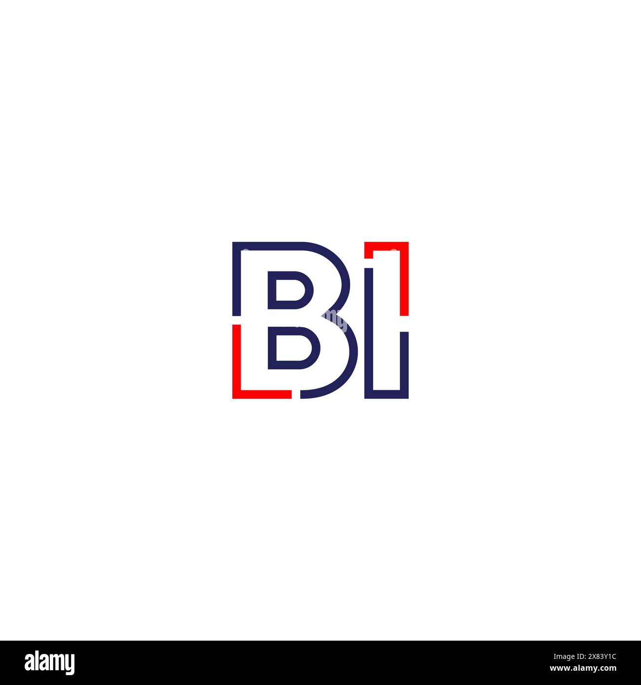 BI tech logo concept design Stock Vector Image & Art - Alamy