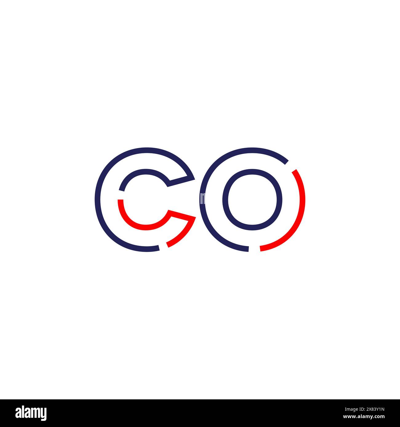 CO tech logo concept design Stock Vector Image & Art - Alamy