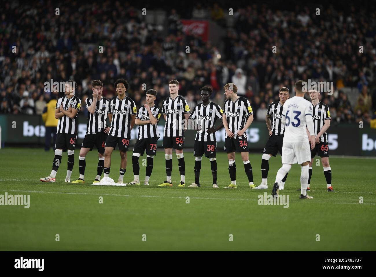 MELBOURNE, AUSTRALIA. 22 May, 2024. Pictured: The Newcastle United ...