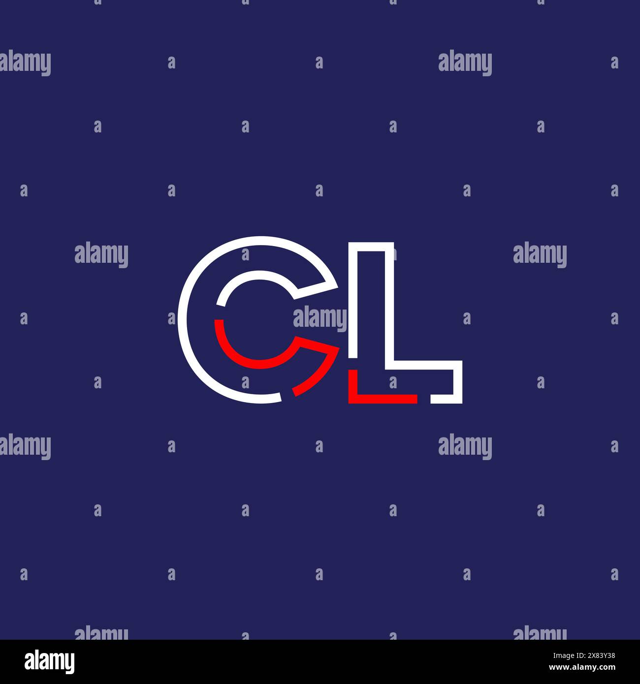 Cl logo design hi-res stock photography and images - Alamy