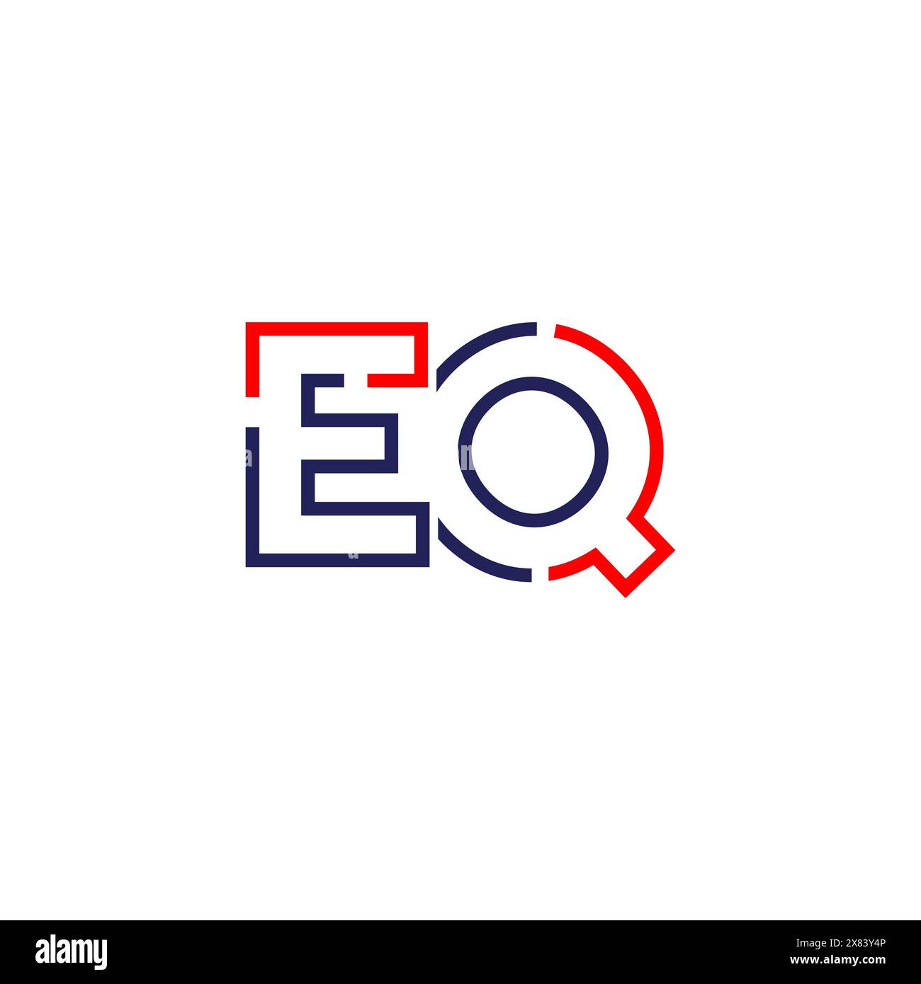 EQ tech logo concept design Stock Vector Image & Art - Alamy