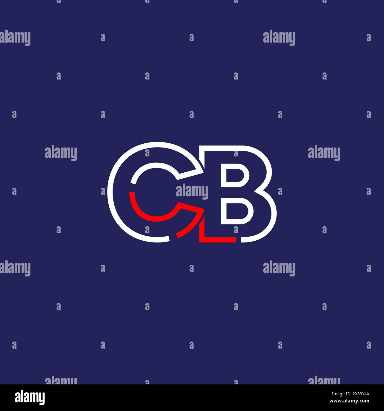 Cb logo design hi-res stock photography and images - Alamy