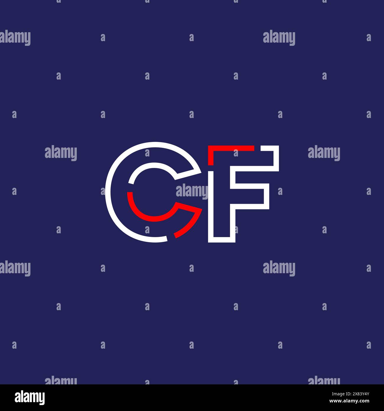 Cf logo design hi-res stock photography and images - Alamy