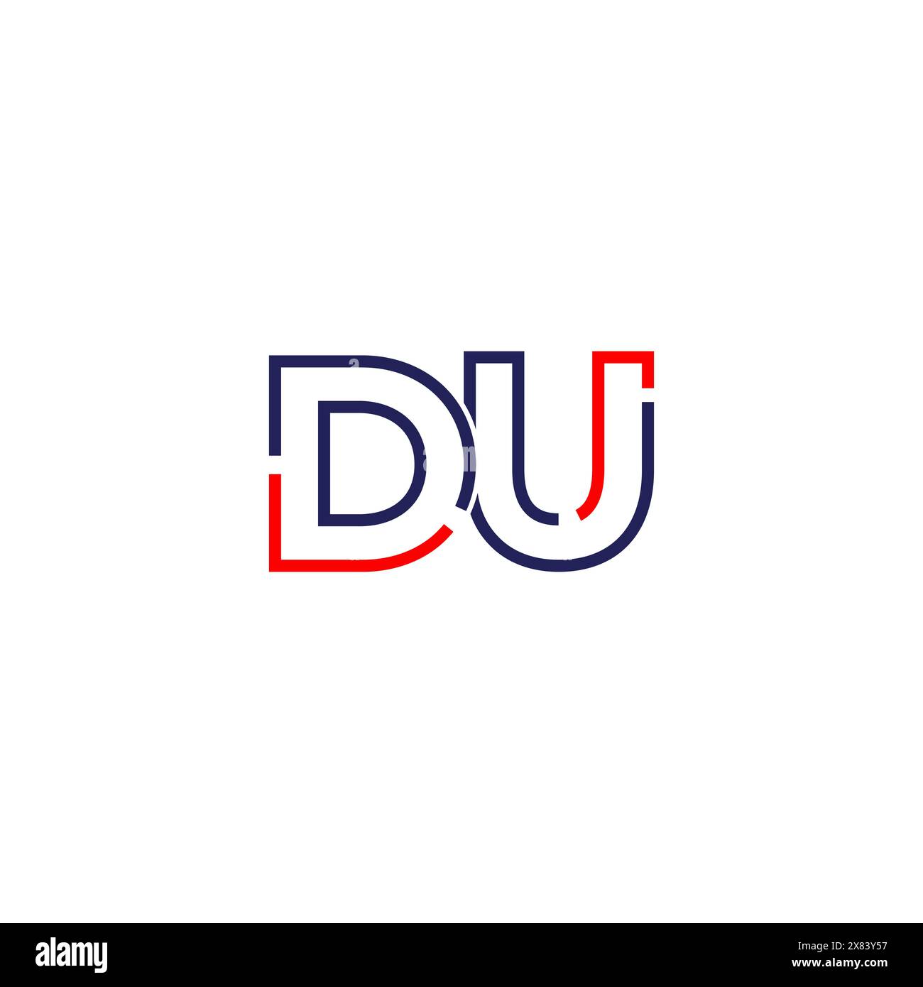 DU tech logo concept design Stock Vector Image & Art - Alamy