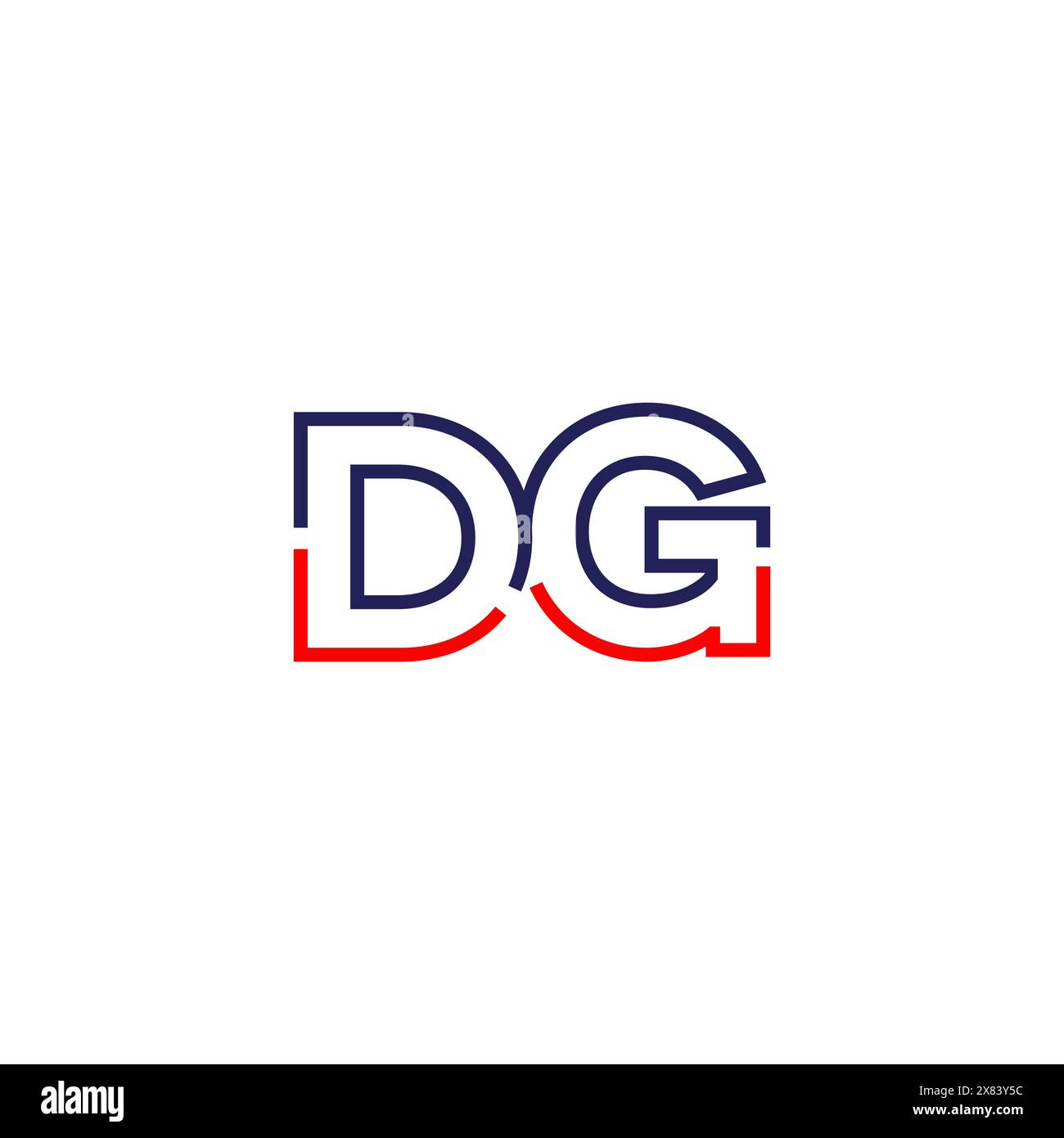 Dg logo design hi-res stock photography and images - Alamy