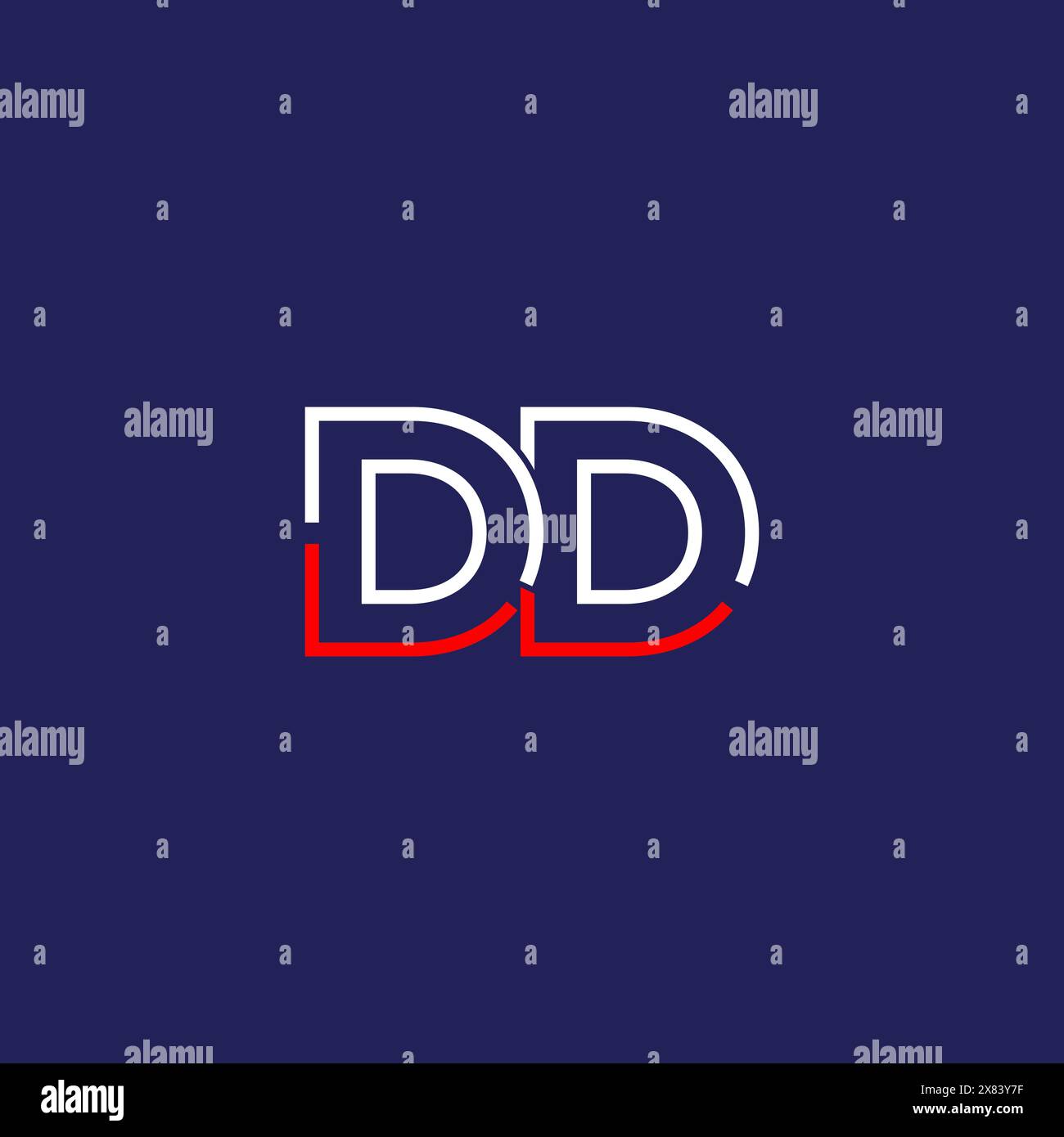 Dd logo design vector vectors hi-res stock photography and images - Alamy
