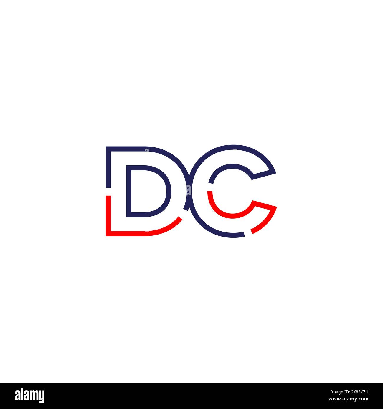 Dc symbol Stock Vector Images - Alamy
