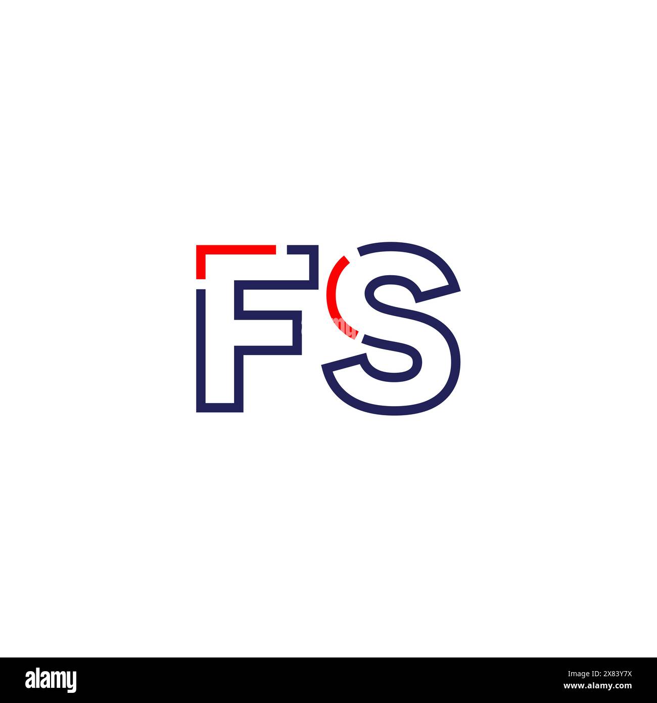 FS tech logo concept design Stock Vector Image & Art - Alamy